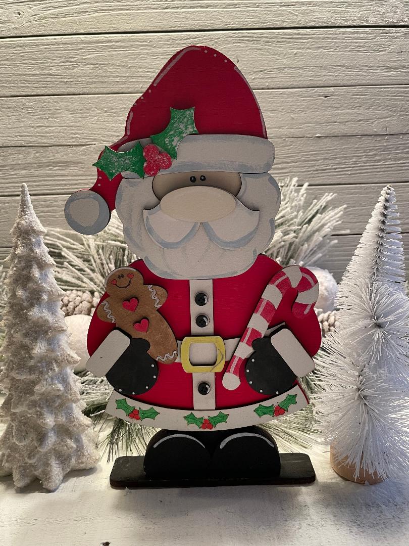 Santa Shelf Sitter – Seasonal Yard Art, LLC