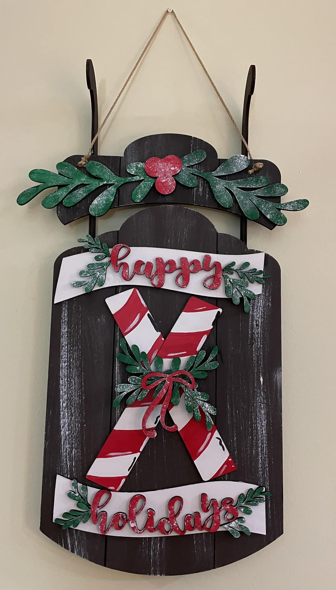 Sled Doorhanger DIY Template – Seasonal Yard Art, LLC